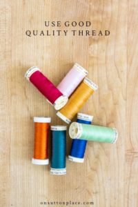 Sewing Tips: How to Sew Like a Pro - On Sutton Place