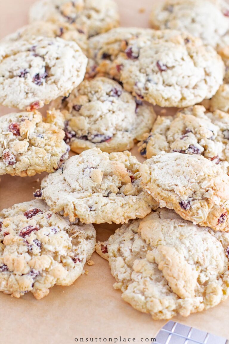 Old Fashioned Oatmeal Raisin Cookies - On Sutton Place