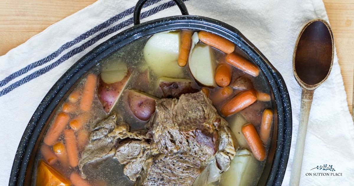My Mom's Pot Roast: An Easy From Scratch Meal - On Sutton Place