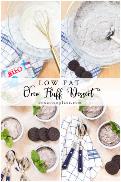 Low Fat Oreo Fluff Dessert Recipe - On Sutton Place