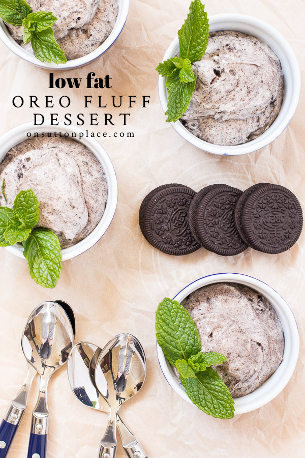 Low Fat Oreo Fluff Dessert Recipe - On Sutton Place