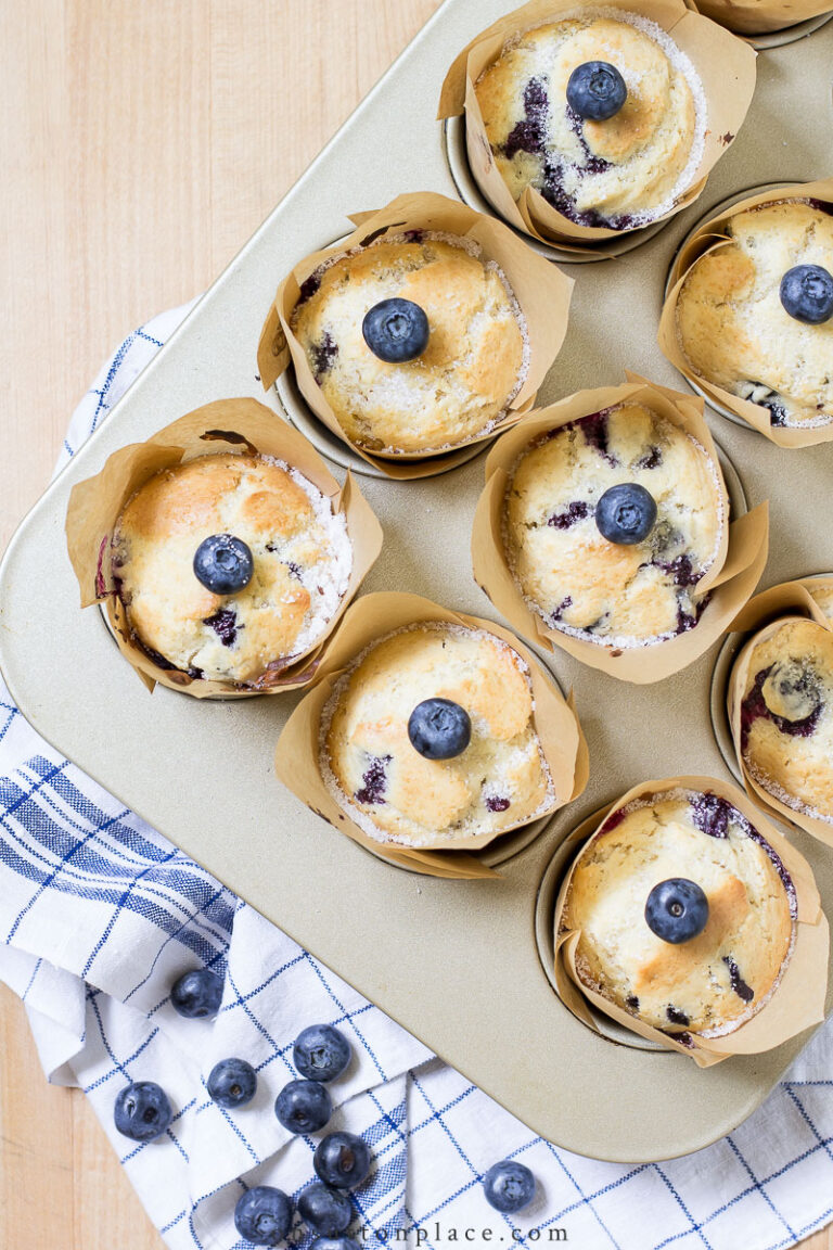 The Best Homemade Blueberry Muffins Recipe - On Sutton Place