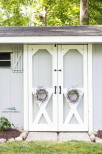 Outdoor Storage Shed Makeover Ideas - On Sutton Place