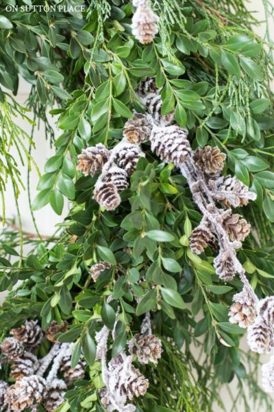 How to Make a Christmas Wreath with Fresh Greenery - On Sutton Place