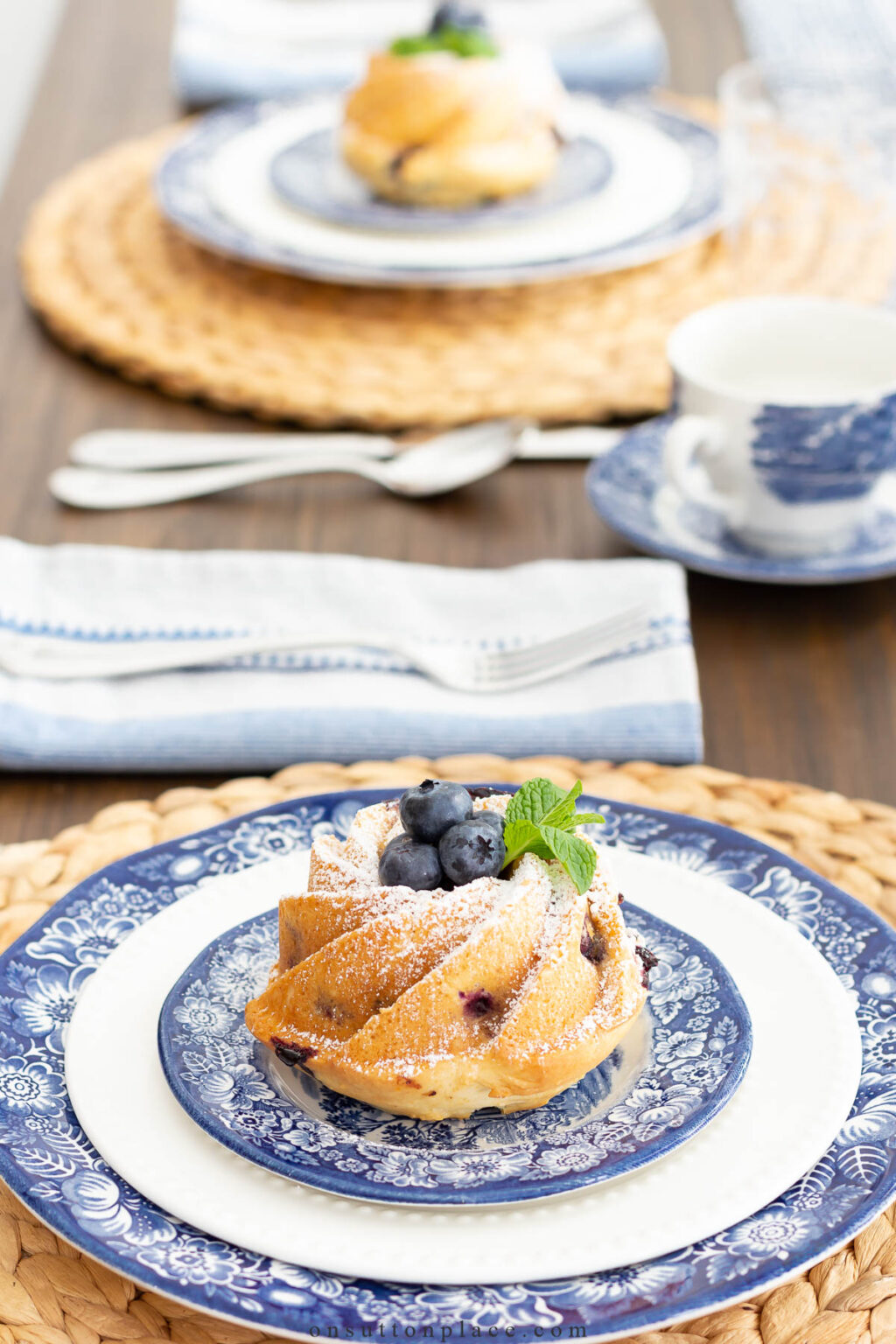 Blue and White Table Setting Ideas for Spring - On Sutton Place