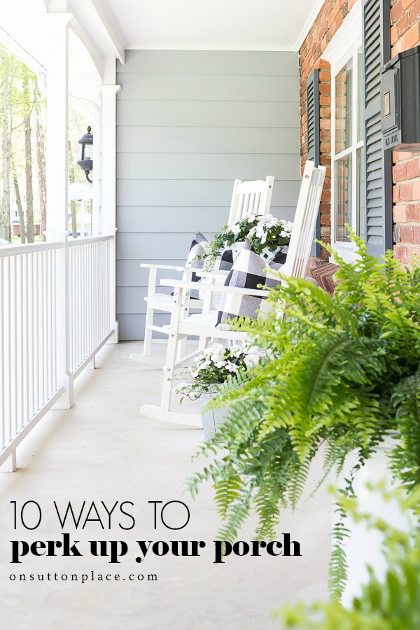 Simple Front Porch Designs: Ideas Anyone Can Do - On Sutton Place