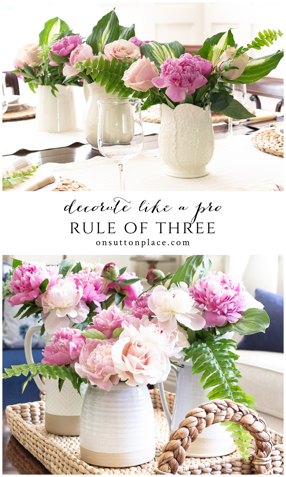 Mastering Home Decor with the Rule of Three - On Sutton Place