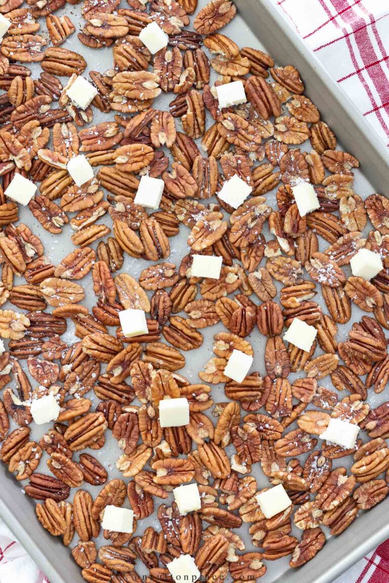 Salted Oven Roasted Pecans Recipe - On Sutton Place