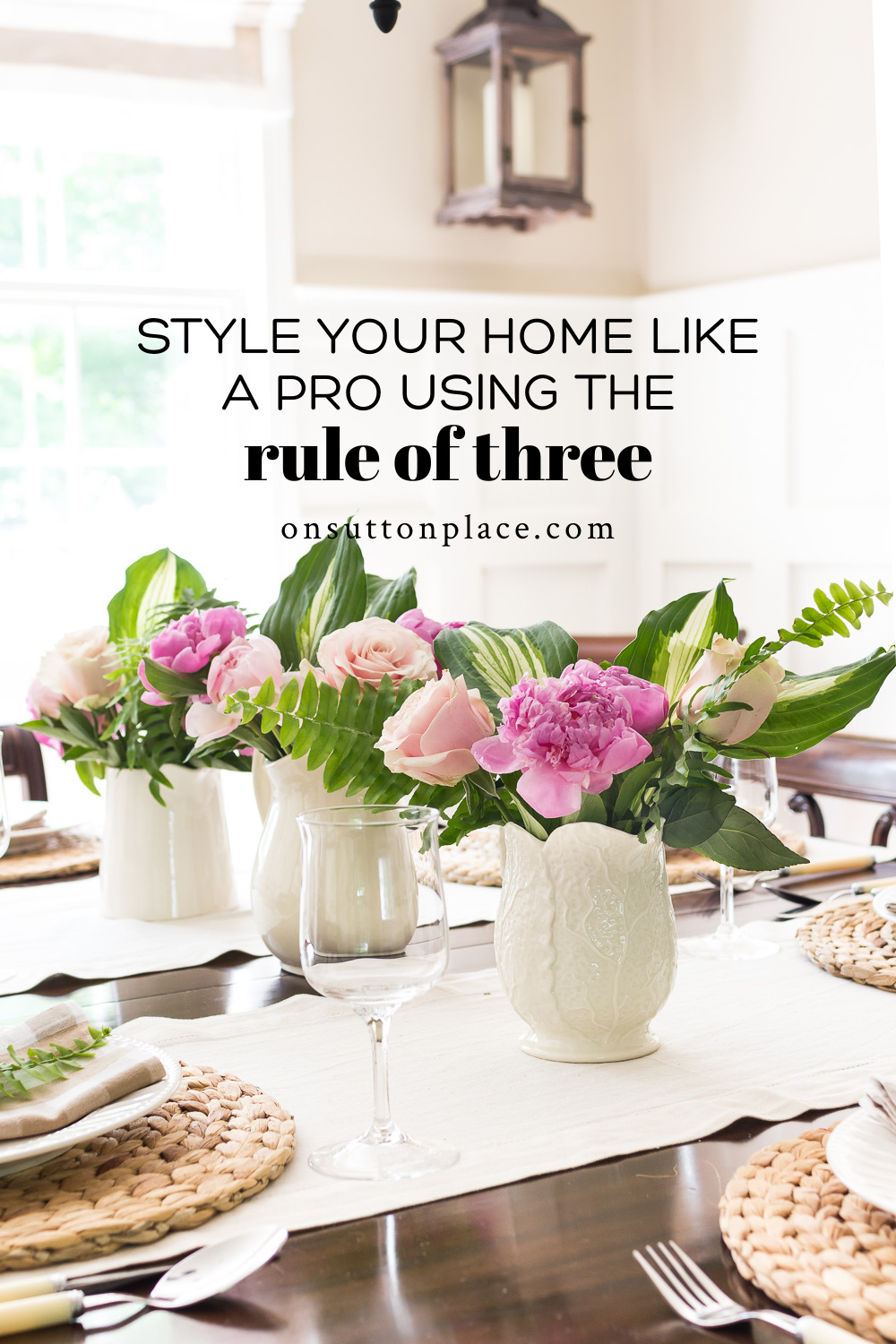 Decorating With The Rule of Three - On Sutton Place