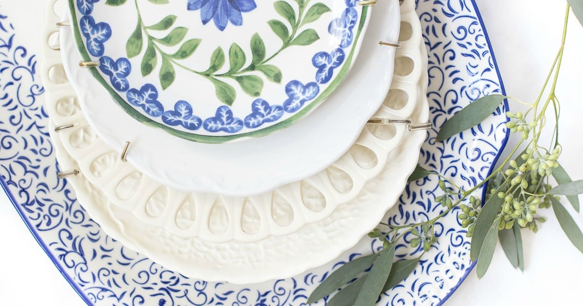 Design Tips for an Asymmetrical Plate Wall - On Sutton Place