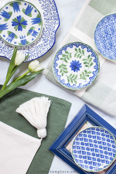 Design Tips for an Asymmetrical Plate Wall - On Sutton Place