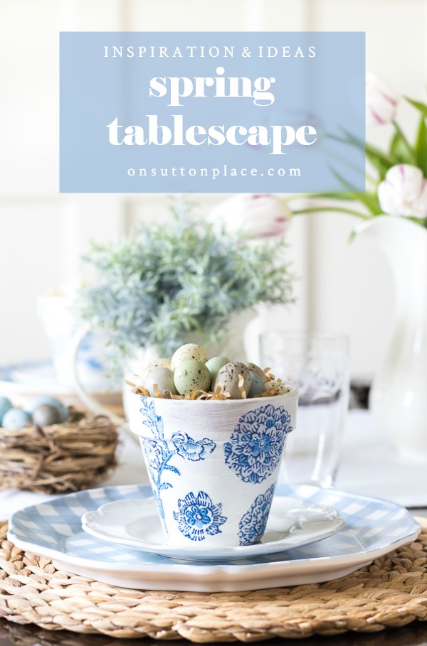 Easy Spring Table Setting Ideas - On Sutton Place