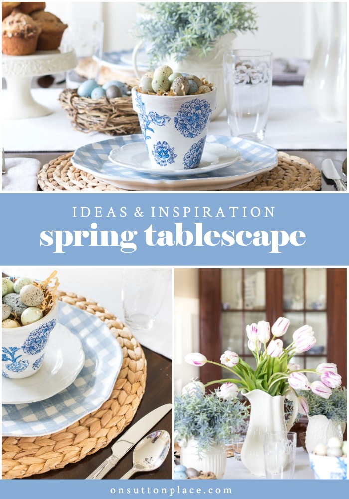 Easy Spring Table Setting Ideas - On Sutton Place