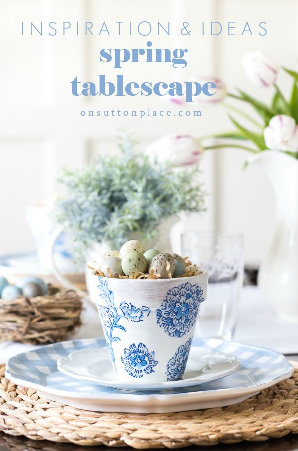 Easy Spring Table Setting Ideas - On Sutton Place