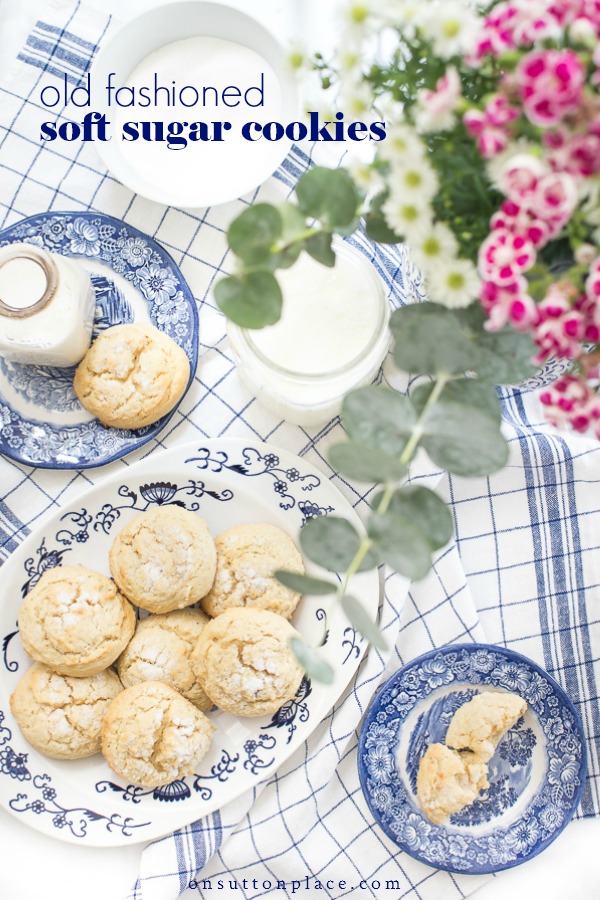 Old Fashioned Soft Sugar Cookies Recipe - On Sutton Place