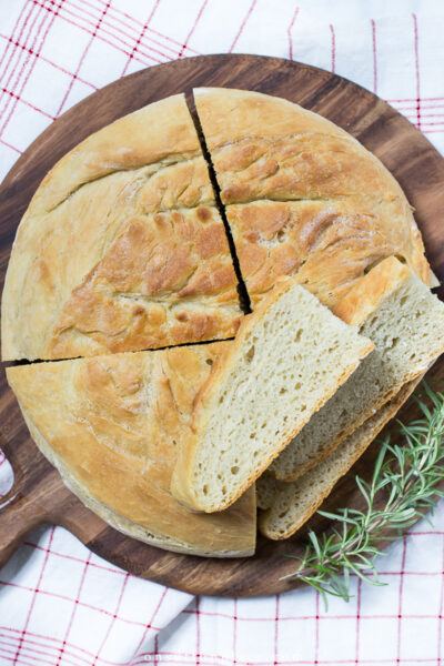 Rustic Bread Recipe with Instant Yeast - On Sutton Place