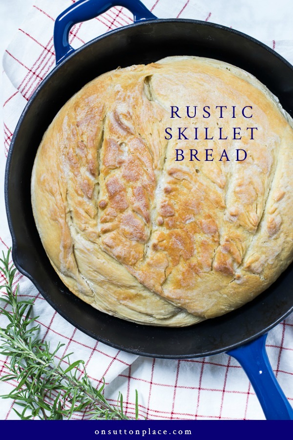 Rustic Bread Recipe with Instant Yeast - On Sutton Place