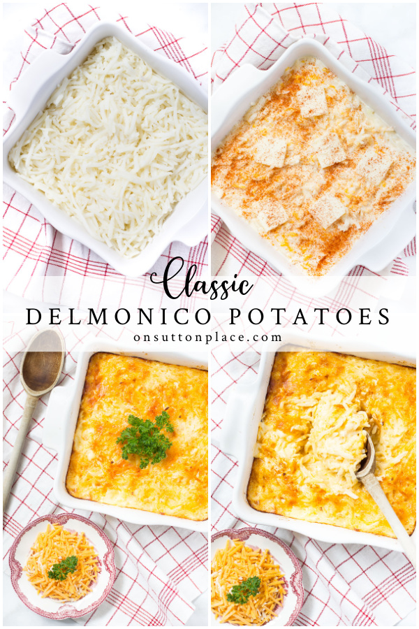 Make Ahead Classic Delmonico Potatoes Recipe - On Sutton Place