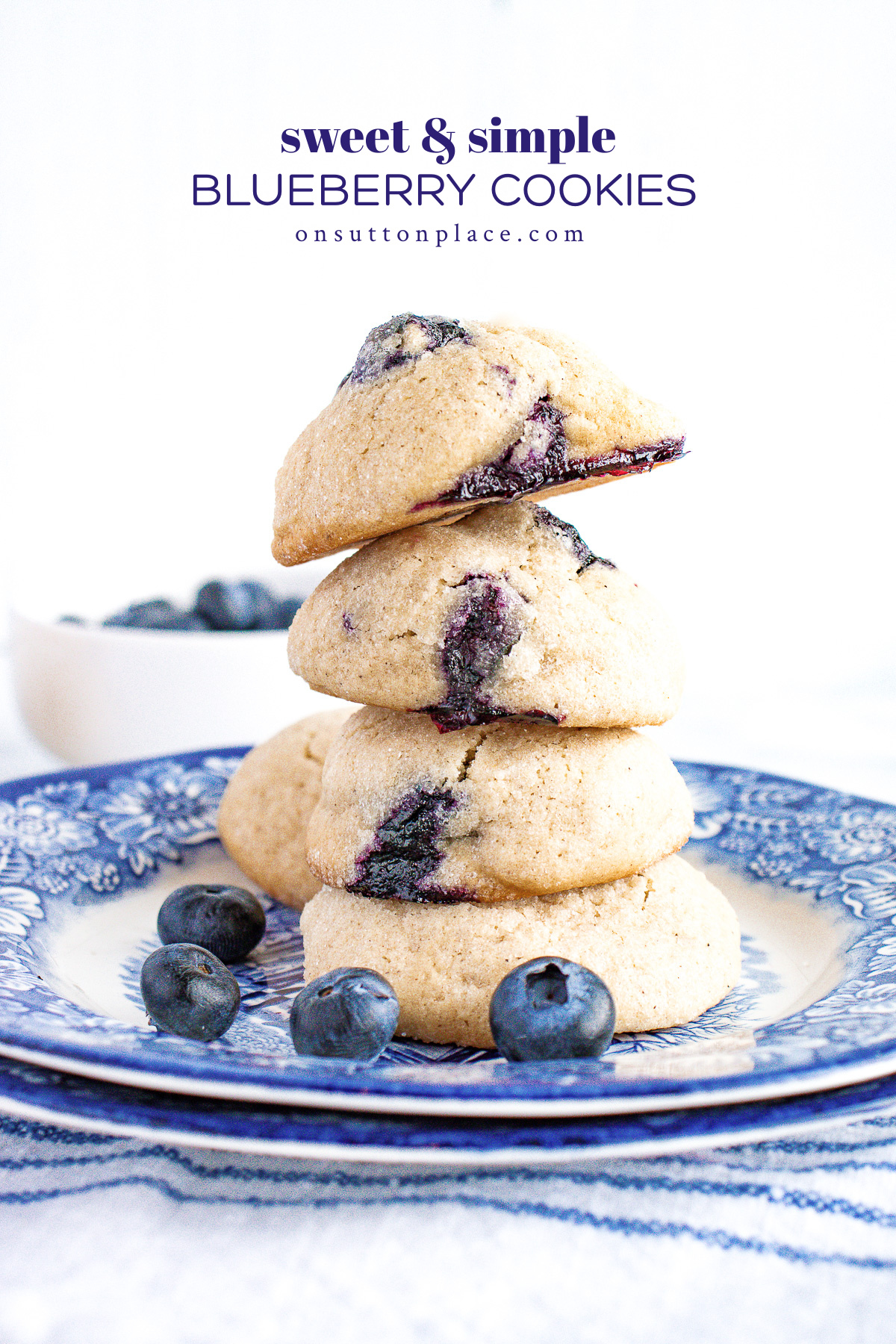 Blueberry Cookies Recipe: Simple & Sweet - On Sutton Place