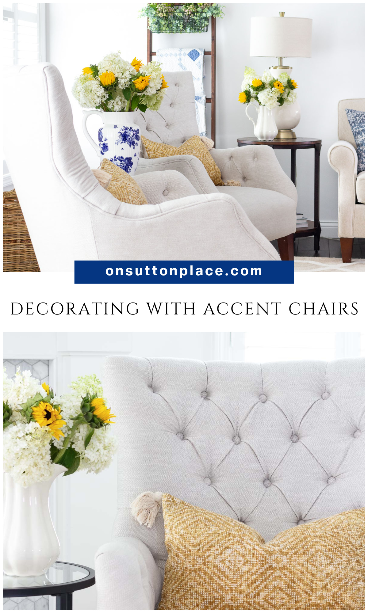 5 Easy Tips for Decorating With Accent Chairs - On Sutton Place