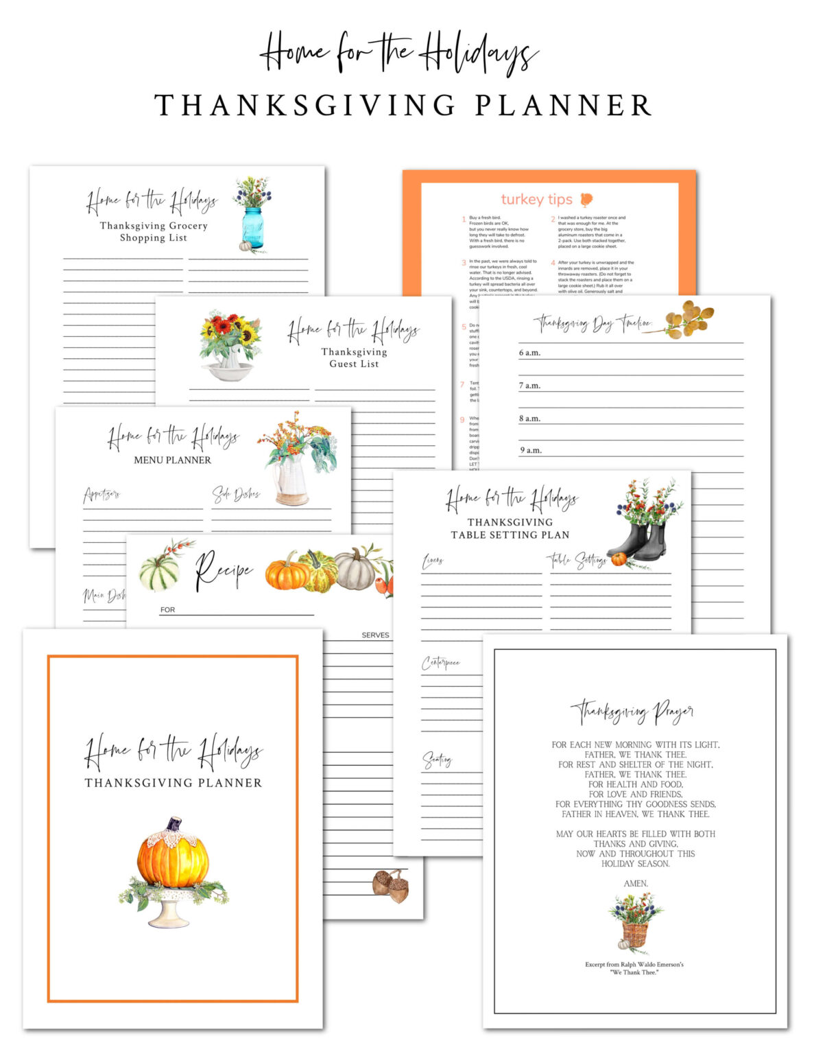 Easy Thanksgiving Planner: Tips & Organization - On Sutton Place