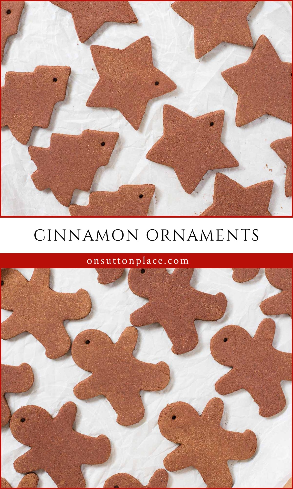 No Bake Cinnamon Applesauce Christmas Ornaments Recipe