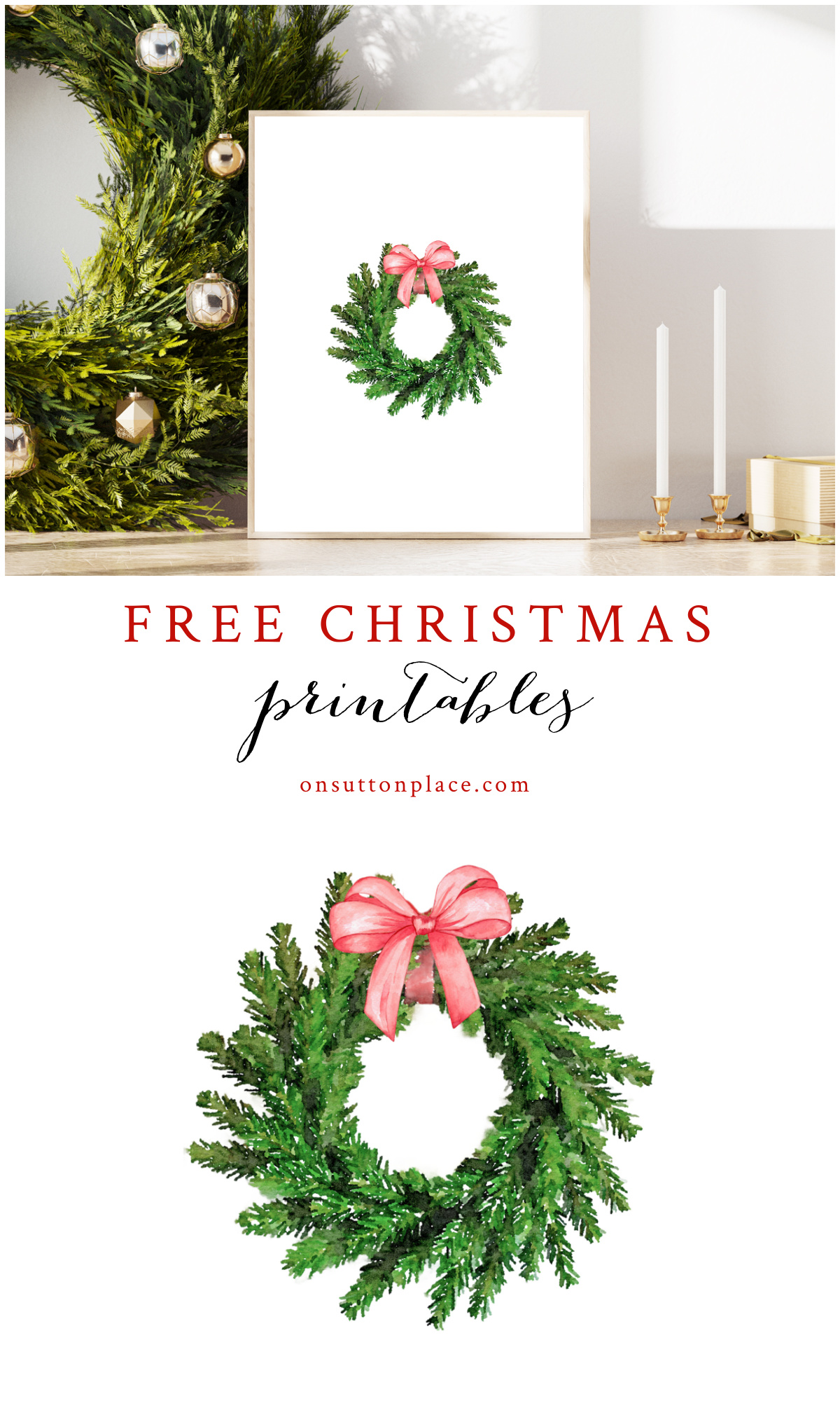 50 Free Christmas Printables - On Sutton Place