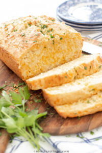 Homemade Garlic Cheese Bread Recipe - On Sutton Place