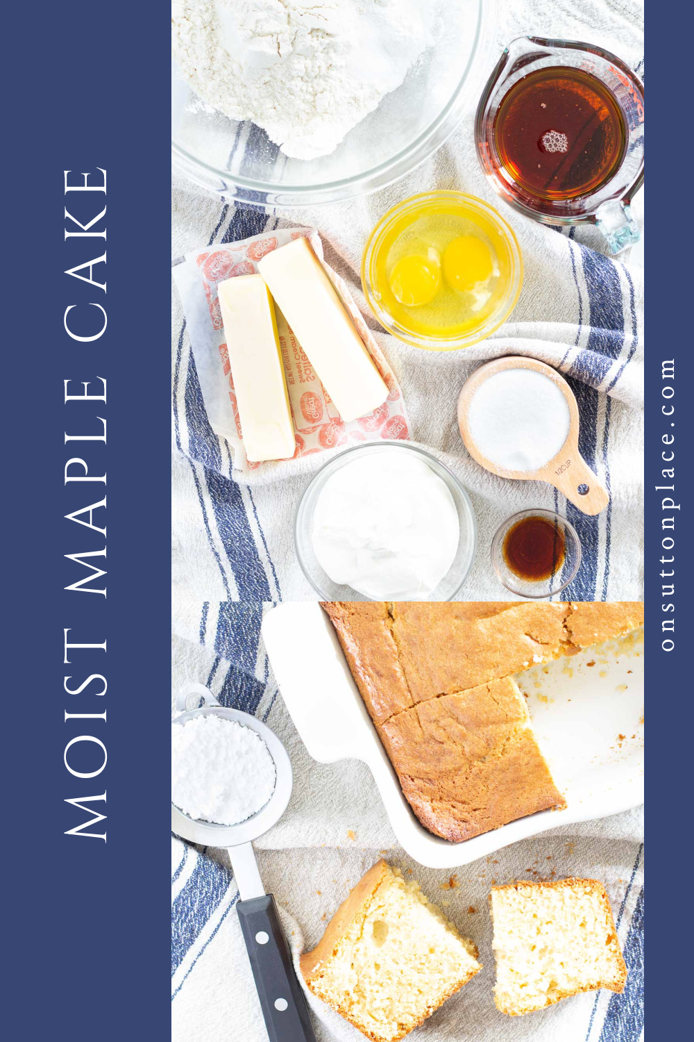 Maple Cake from Scratch - On Sutton Place