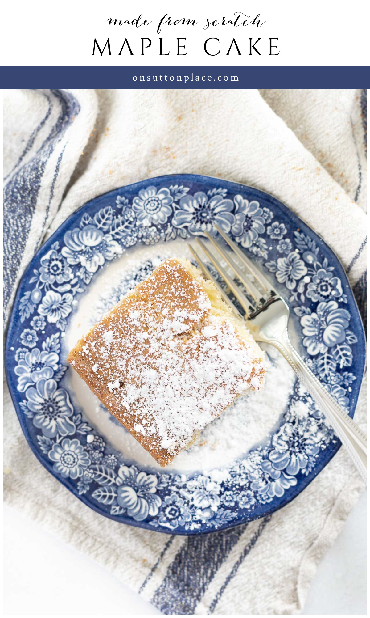 Maple Cake from Scratch - On Sutton Place