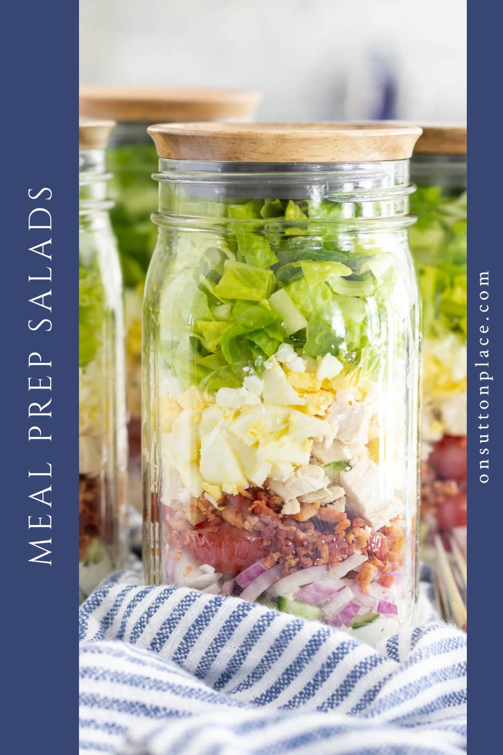 How To Make Healthy Meal Prep Salads For Lunch - On Sutton Place