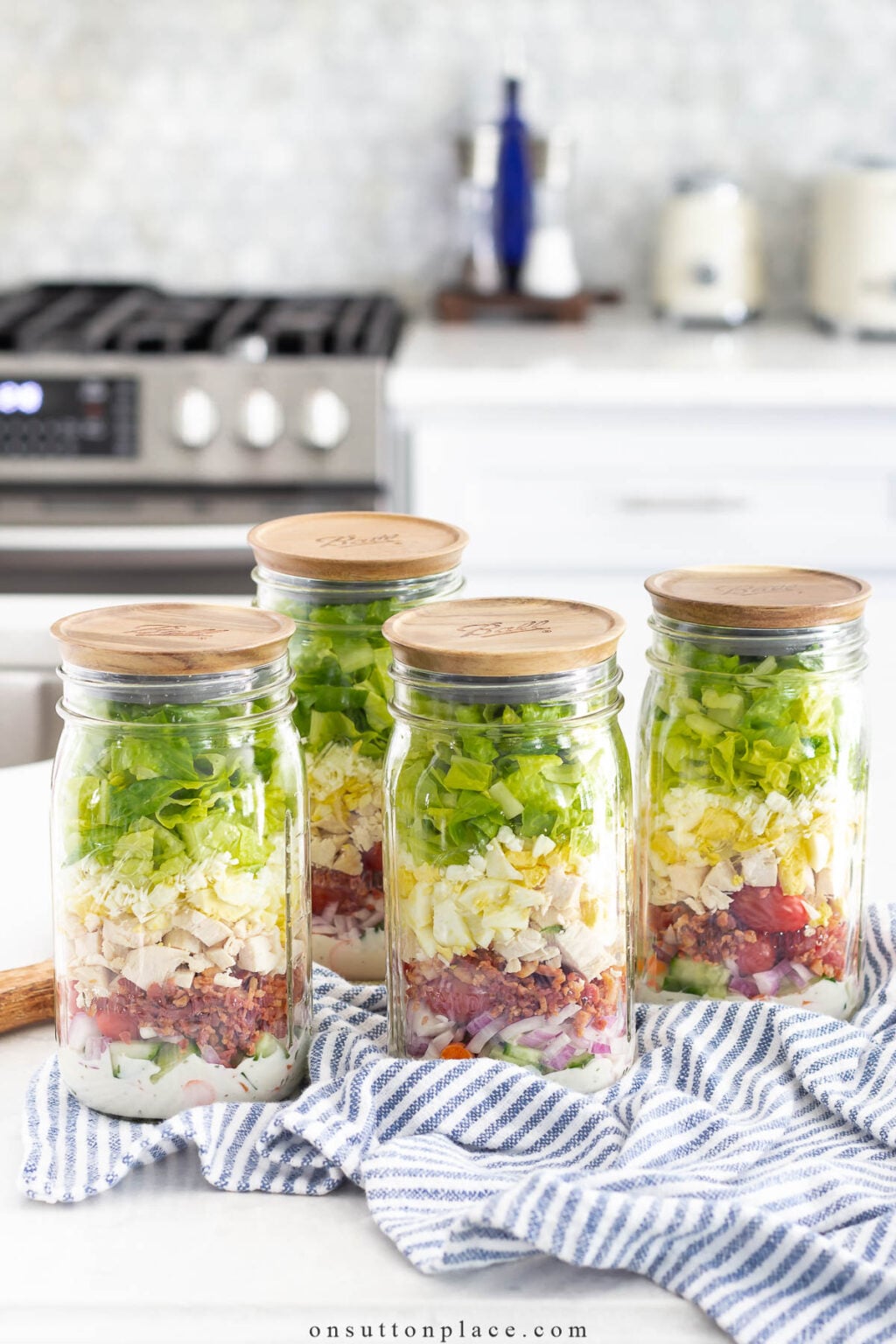 How To Make Healthy Meal Prep Salads For Lunch - On Sutton Place