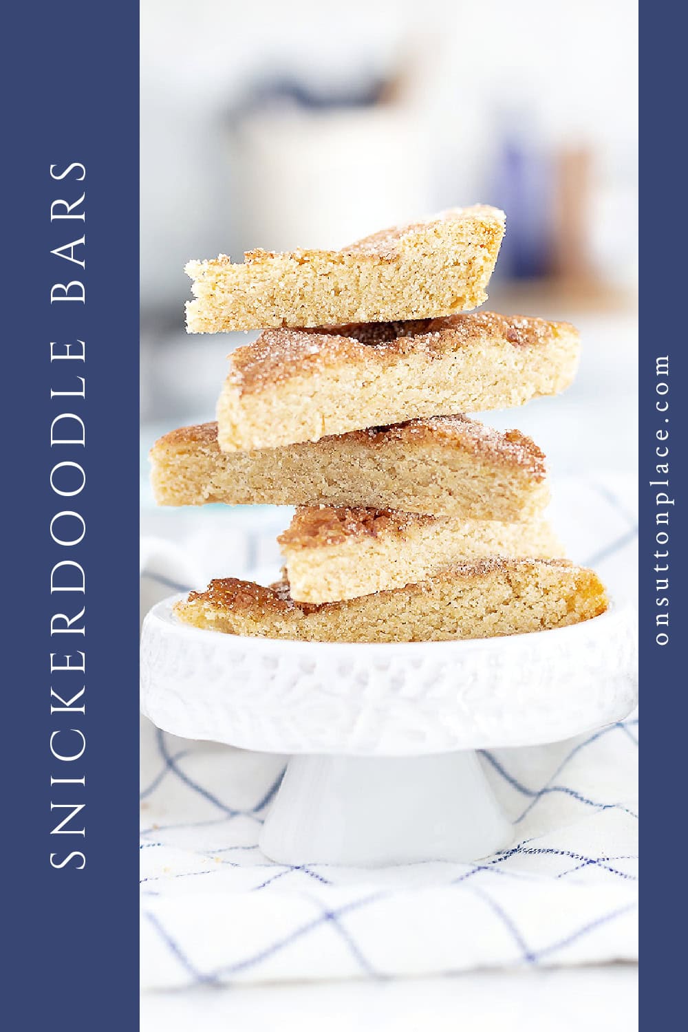 Snickerdoodle Bars Recipe - On Sutton Place
