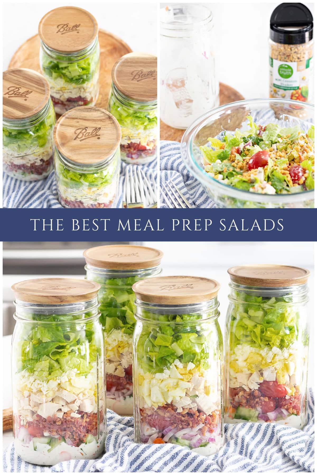 How To Make Healthy Meal Prep Salads For Lunch - On Sutton Place