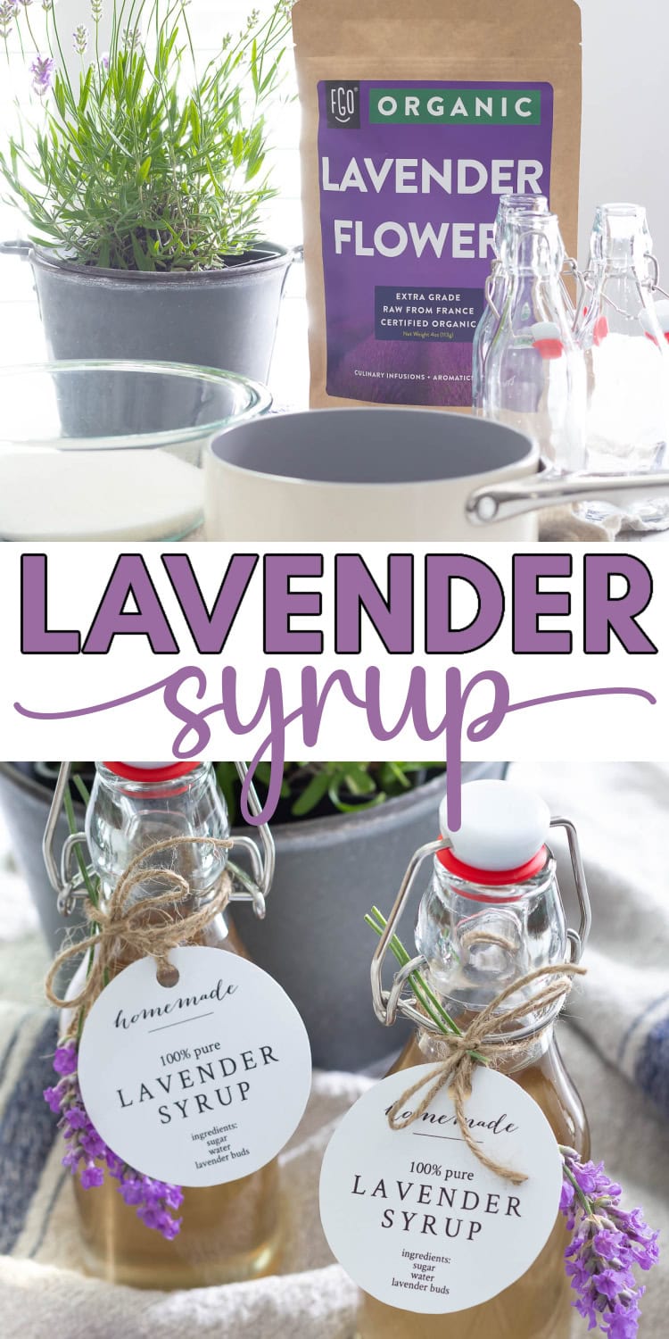 How To Make Easy Homemade Lavender Simple Syrup - On Sutton Place