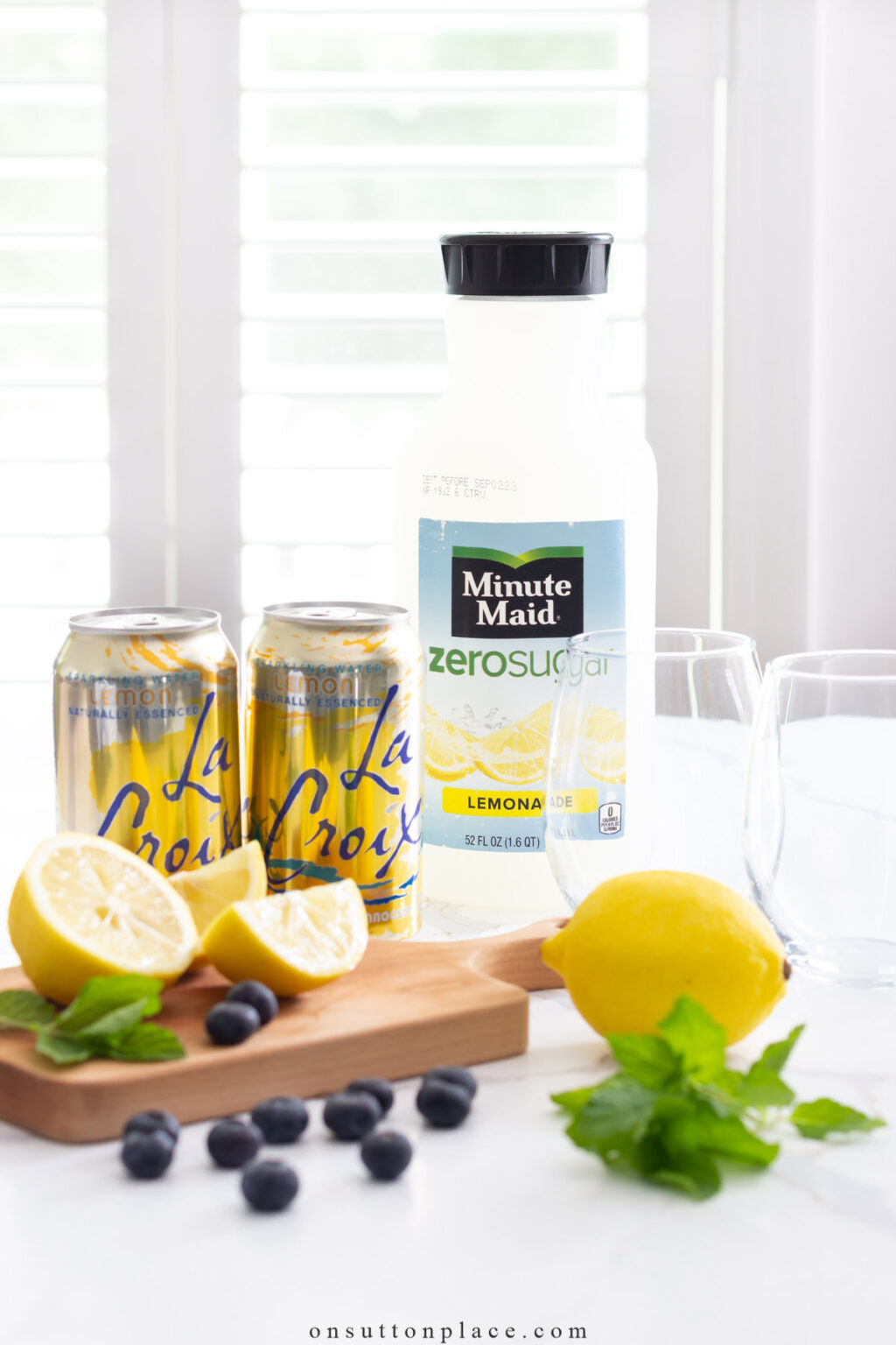 Refreshing and Simple Mint Lemonade Recipe - On Sutton Place