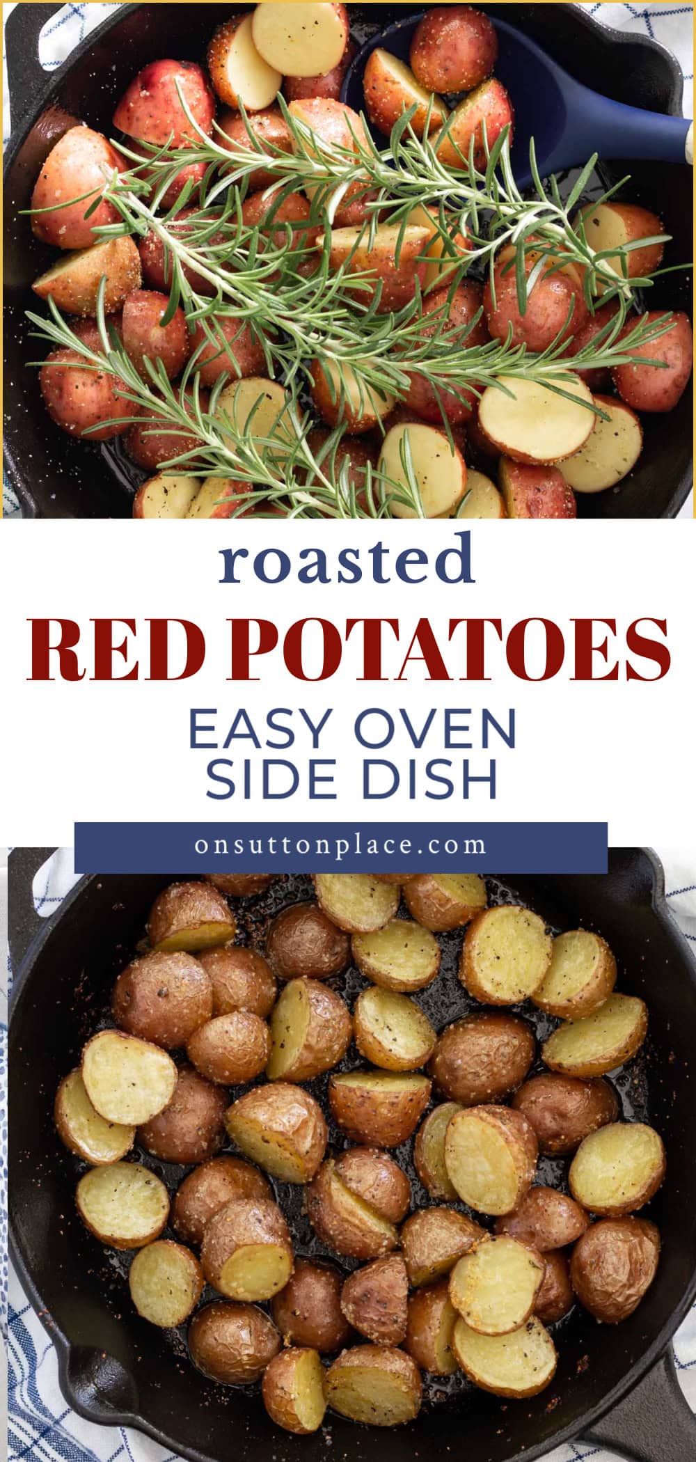 Roasted Red Potatoes With Rosemary - On Sutton Place