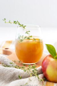 Apple and Ginger Beer Mocktail Recipe - On Sutton Place