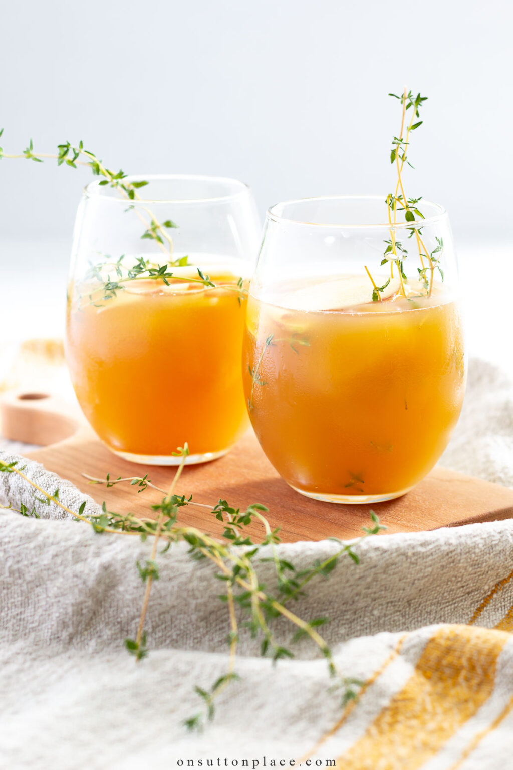 Apple and Ginger Beer Mocktail Recipe - On Sutton Place