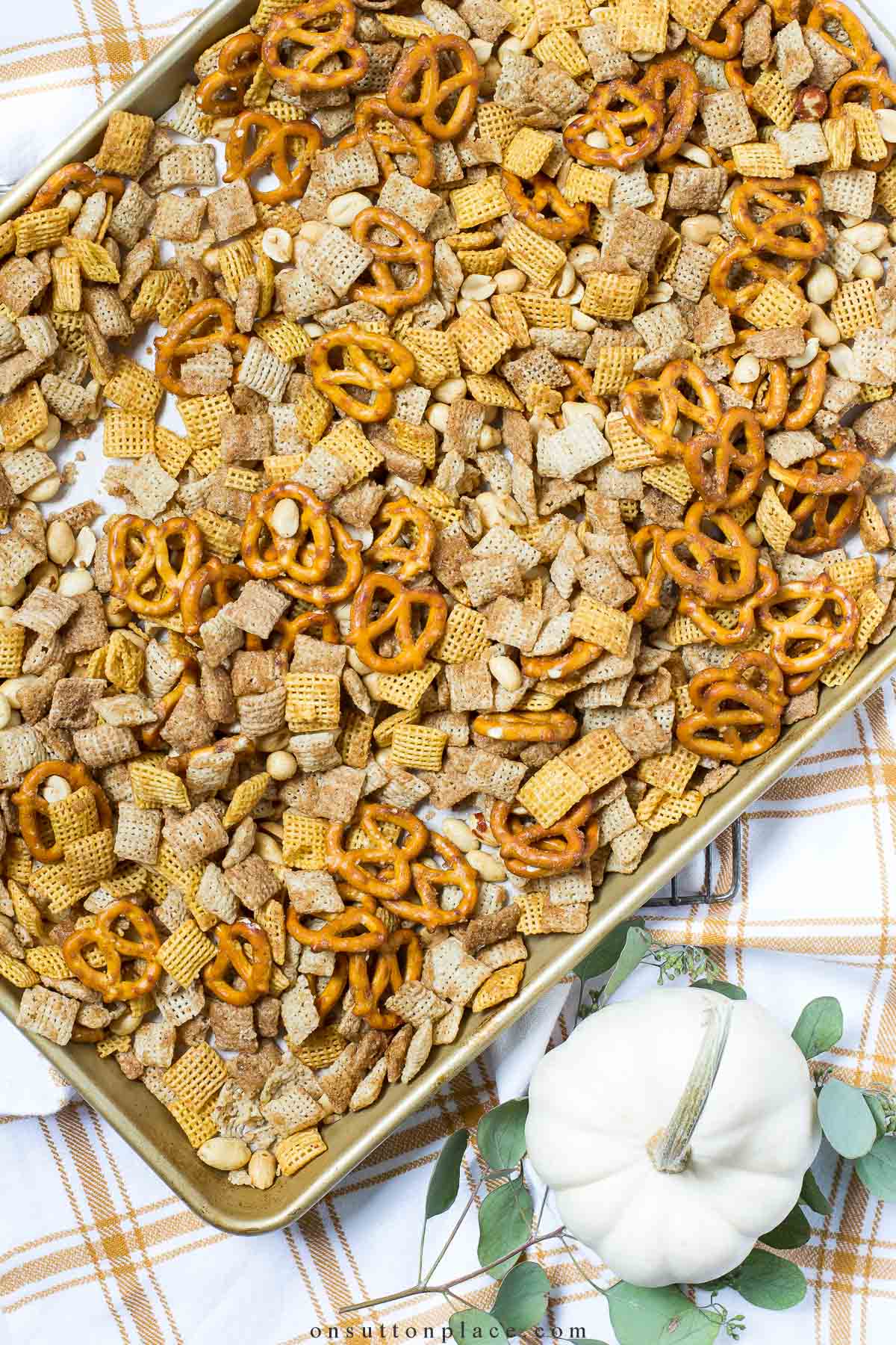 The Best Sweet Chex Mix Recipe: Oven Baked Snack - On Sutton Place