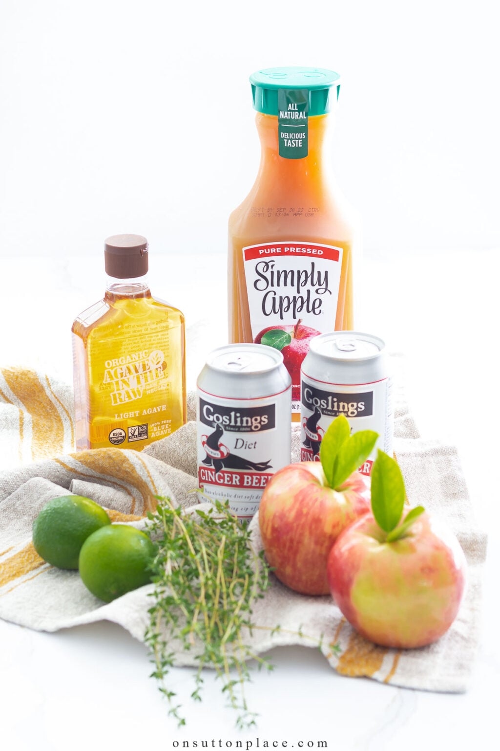 Apple and Ginger Beer Mocktail Recipe - On Sutton Place