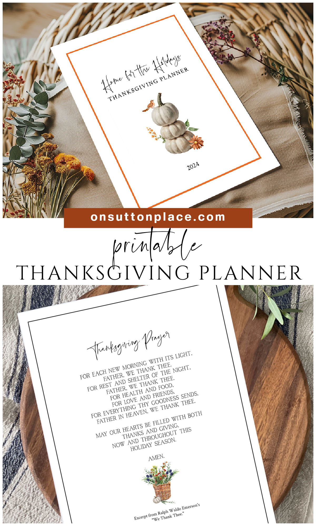 Easy Thanksgiving Planner: Tips & Organization - On Sutton Place