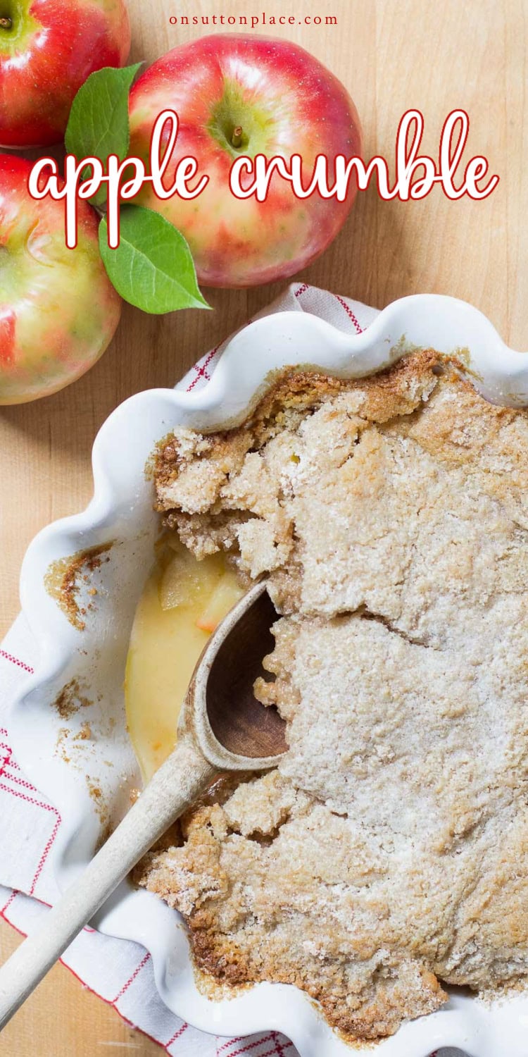 Apple Crumble Recipe - On Sutton Place