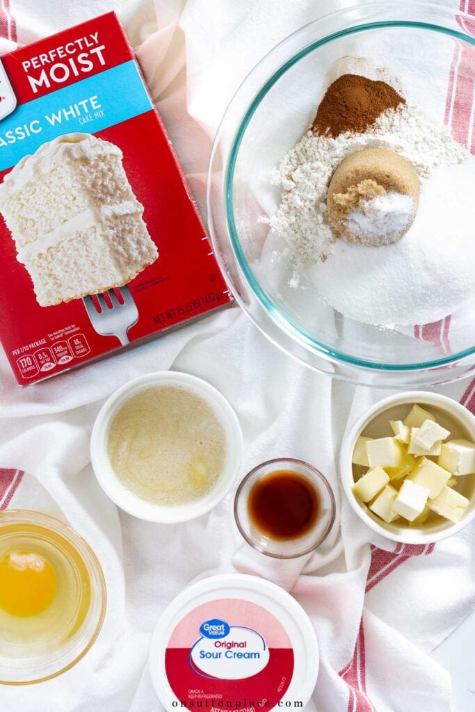 Cake Mix Quick Bread Recipe with Streusel Topping - On Sutton Place