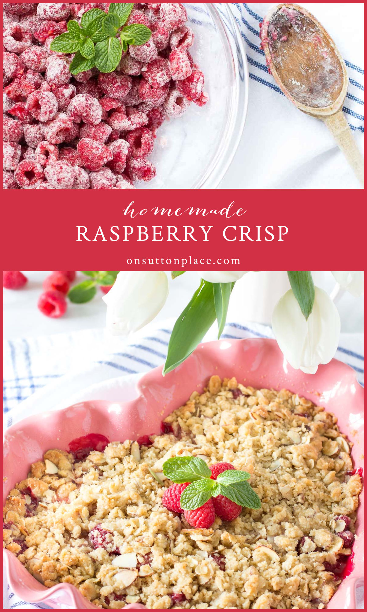 Raspberry Crisp Recipe (Valentine's Day Dessert) - On Sutton Place