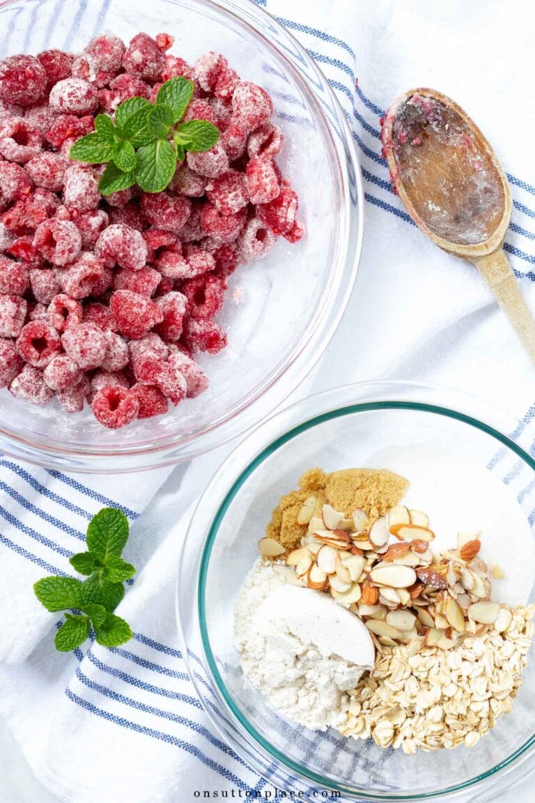 Raspberry Crisp Recipe (Valentine's Day Dessert) - On Sutton Place