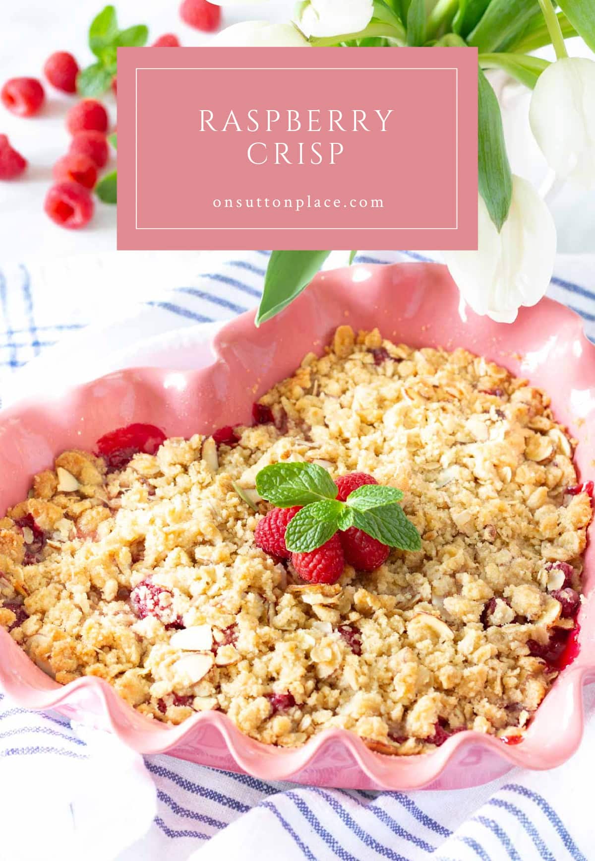 Raspberry Crisp Recipe (Valentine's Day Dessert) - On Sutton Place