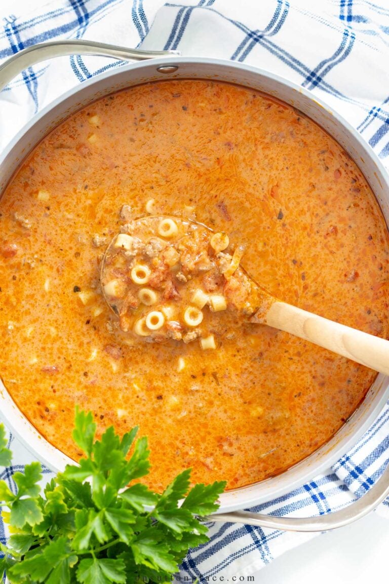 Easy One Pot Spaghetti Soup Recipe - On Sutton Place