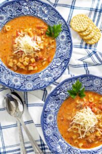 Easy One Pot Spaghetti Soup Recipe - On Sutton Place