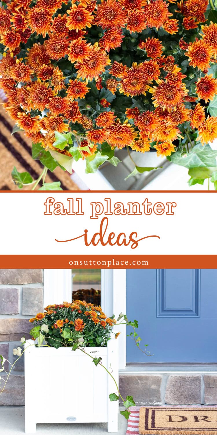 10 Fall Planter Ideas - On Sutton Place